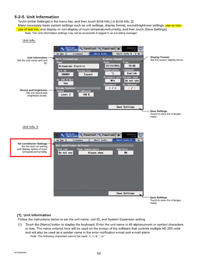 Test Run Setting | PDF