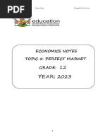 Grade 12 Economics Unit 3 Note | PDF | Externality | Market Failure
