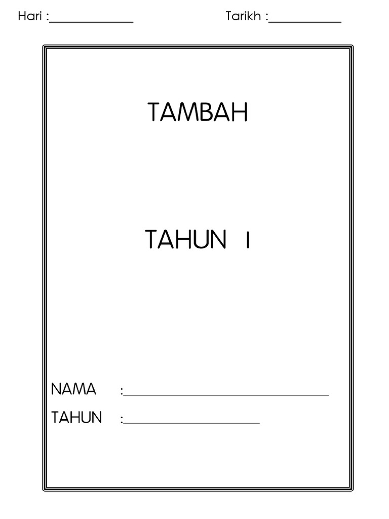 Tajuk 2 TAMBAH | PDF