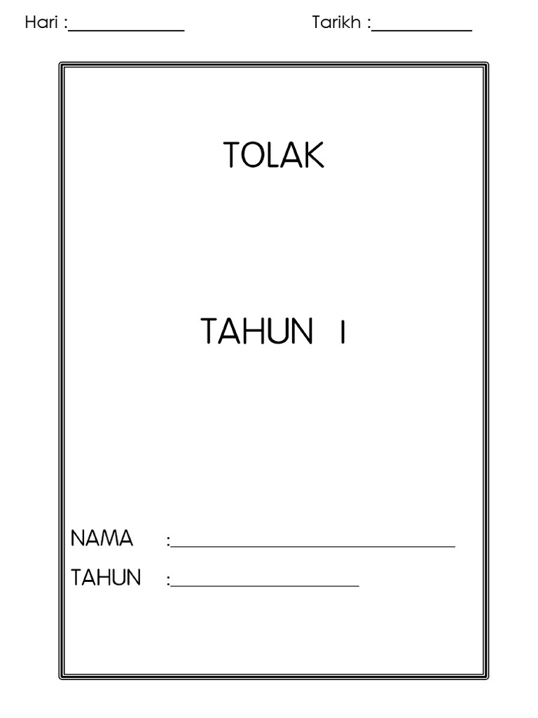 Tajuk 2 TOLAK | PDF