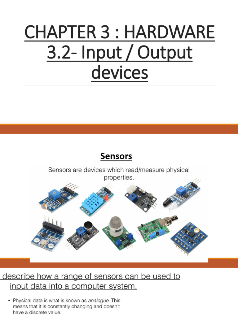 3.2 - Sensors | PDF