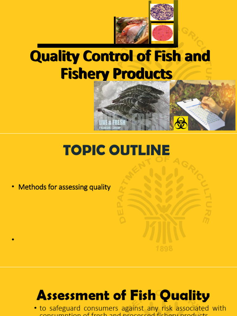 Fish Quality Control Methods Explained | PDF | Sewage Treatment | Hygiene