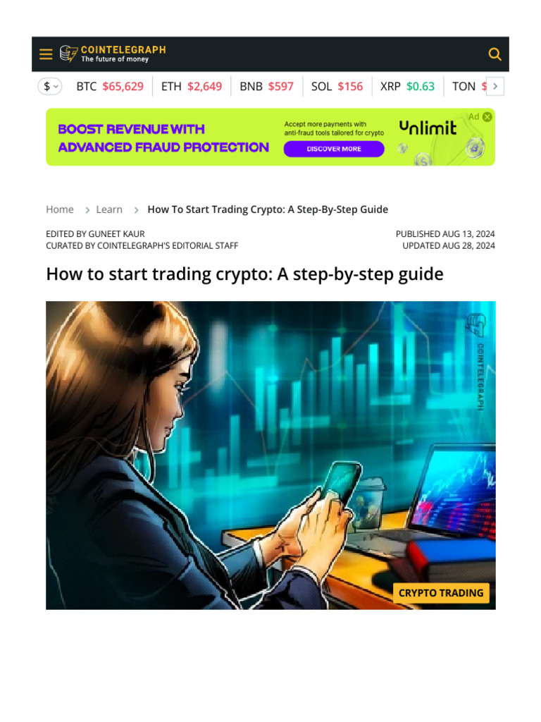 How To Trade Cryptocurrency A Step-By-Step Crypto Trading Guide | PDF