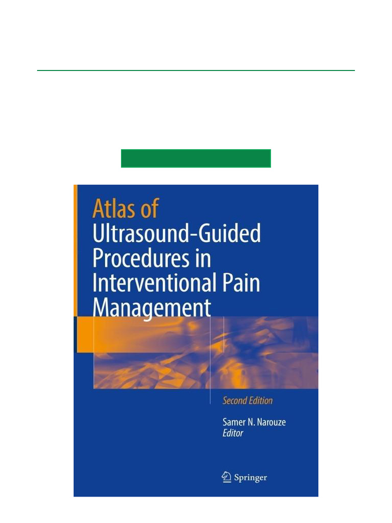 Ultrasound-Guided Pain Management Atlas | PDF | Medical Imaging ...