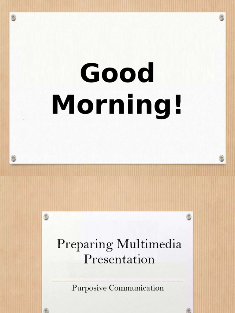 (2.3) Preparing Multimedia Presentation | PDF