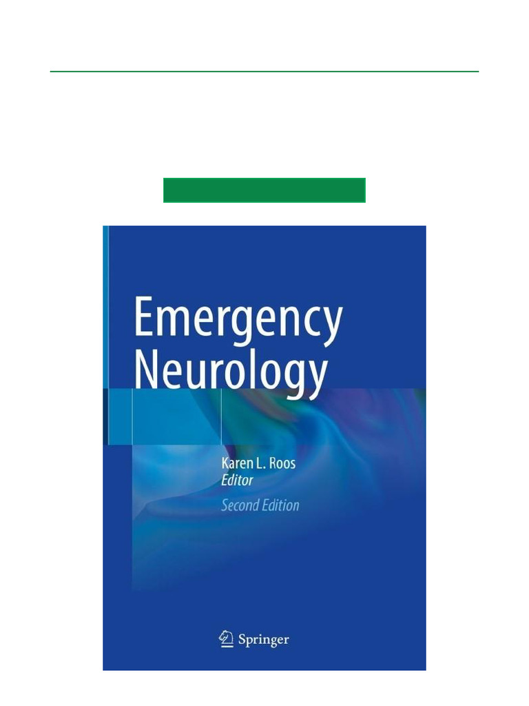 Emergency Neurology 2nd Edition Chapter-by-Chapter Download | PDF ...