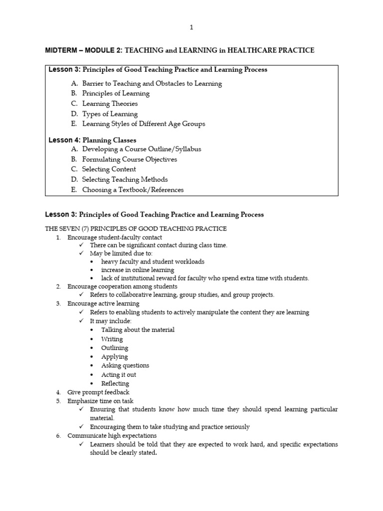 4 Module 2 Midterm Lesson 3 | PDF | Learning | Constructivism (Philosophy Of Education)