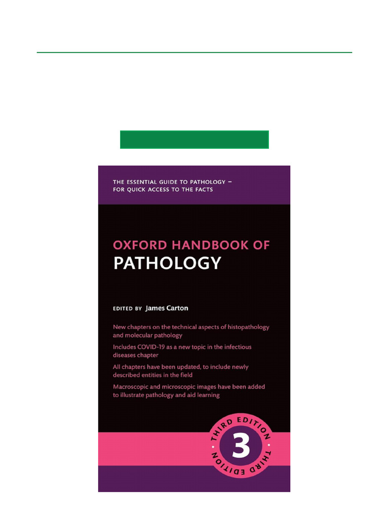 Oxford Handbook of Pathology 3rd Edition Full-Resolution Download | PDF ...