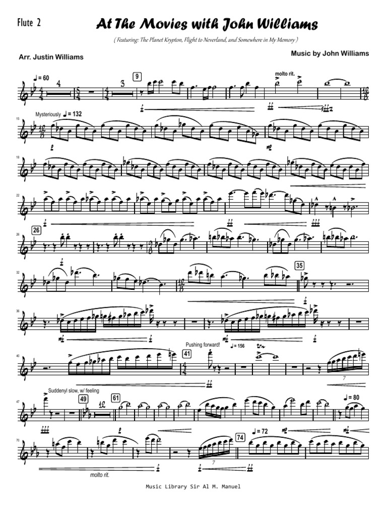 John Williams Music Arrangements | PDF
