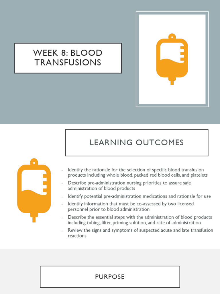 Blood Transfusions - Student | PDF | Blood Transfusion | Intravenous ...