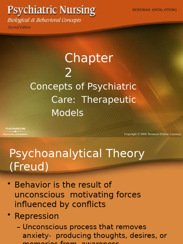 3 Concepts of Psychiatric Care Therapeutic Models | PDF | Chemical ...
