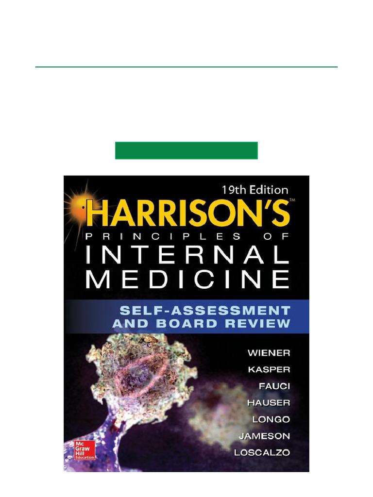 Harrison's Internal Medicine Self-Assessment | PDF | Hormone ...