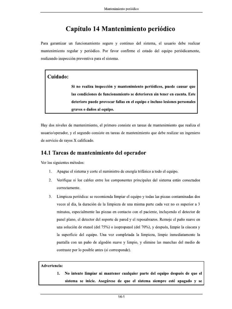 09 Protocolo Mantenimiento | PDF