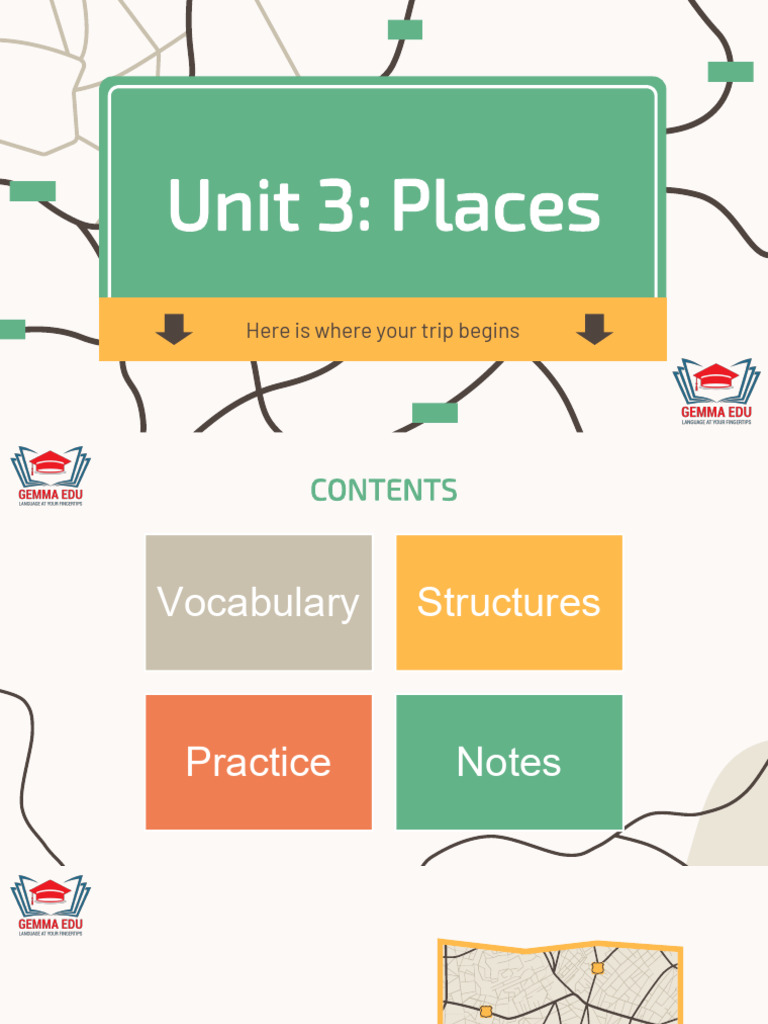 Unit 3 - Places | PDF