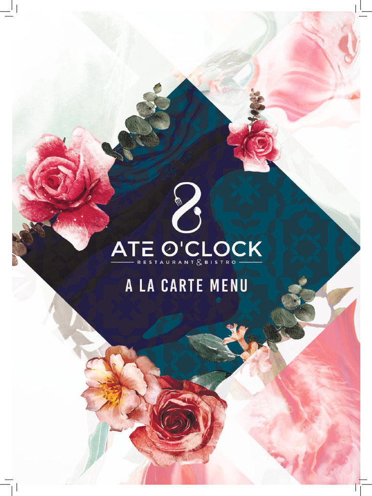 Ate OClock IM2378 A La Carte 24 4pp Min | PDF | Hamburgers | French Fries