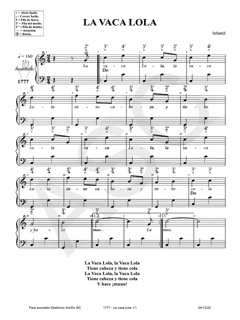 La Vaca Lola | PDF