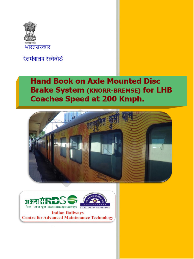 Hand Book Axle Monted Disc Brake K-B-LHB-09092021 | PDF | Brake | Valve