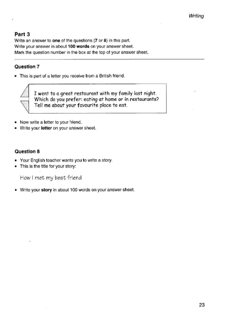Writing | PDF