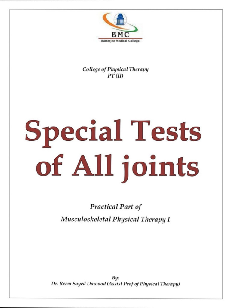 All Joints Clinical Assessments | PDF