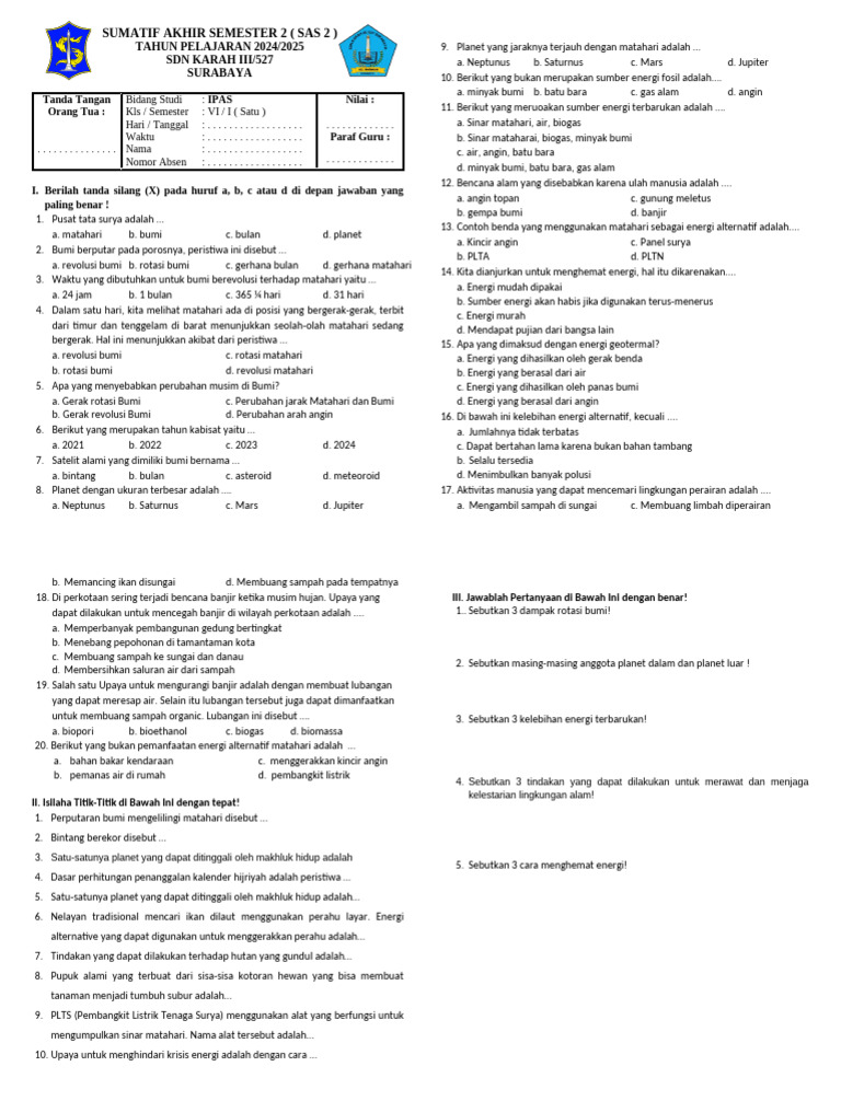 01 Sas 2 Ipas 2024-2025 | PDF