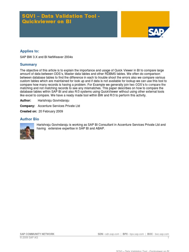 Sqvi | PDF | Databases | Data Management