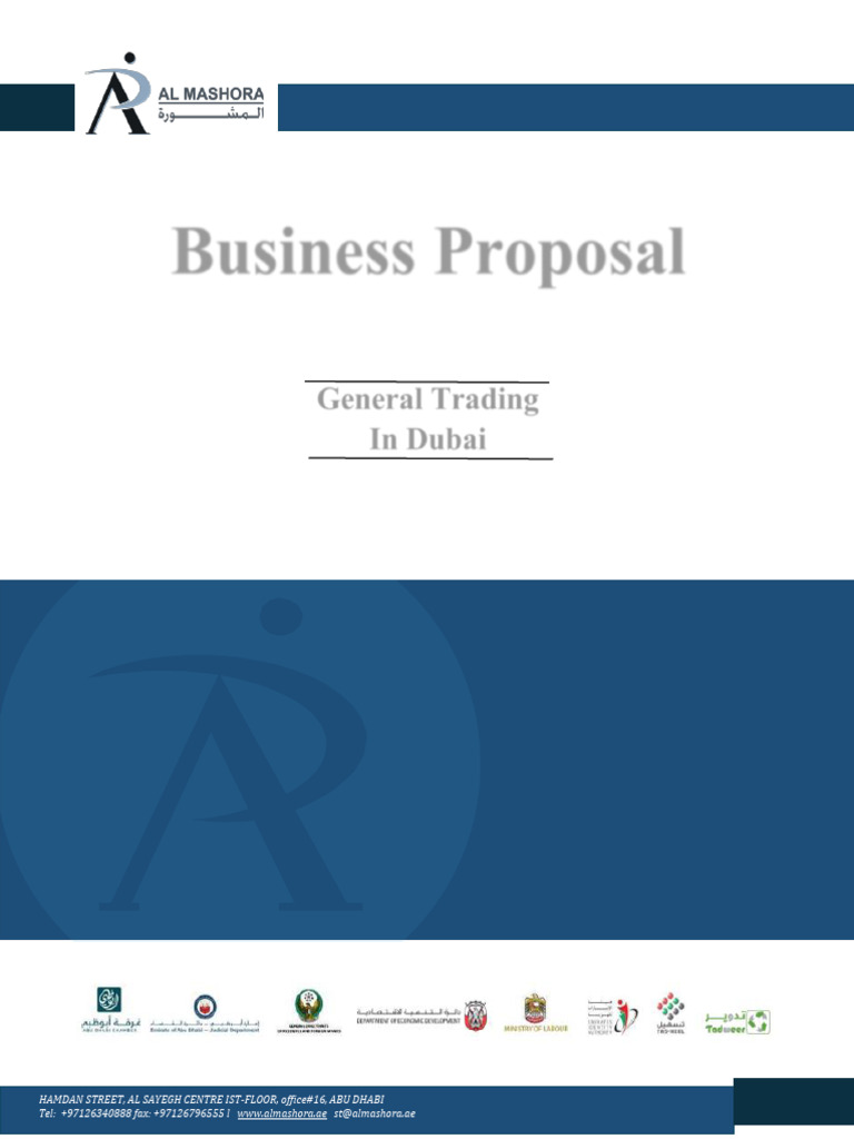 General Trading License Proposal in Dubai | PDF | Fee | Payments