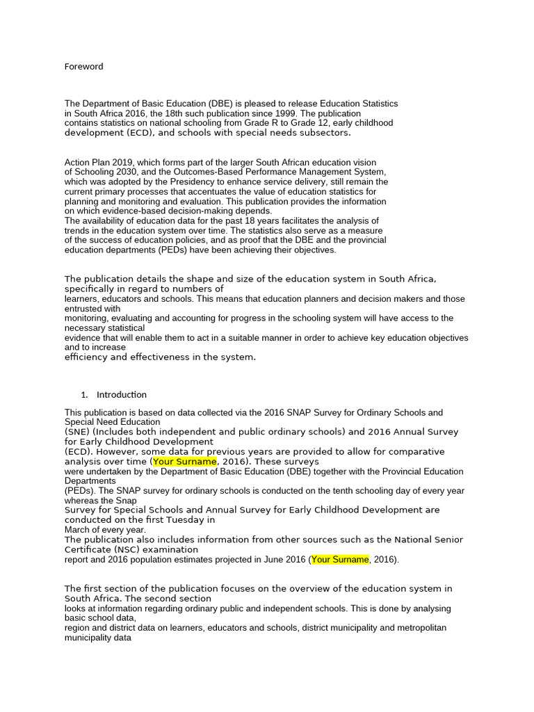 Exercise1 - Working Document - MS Word | PDF