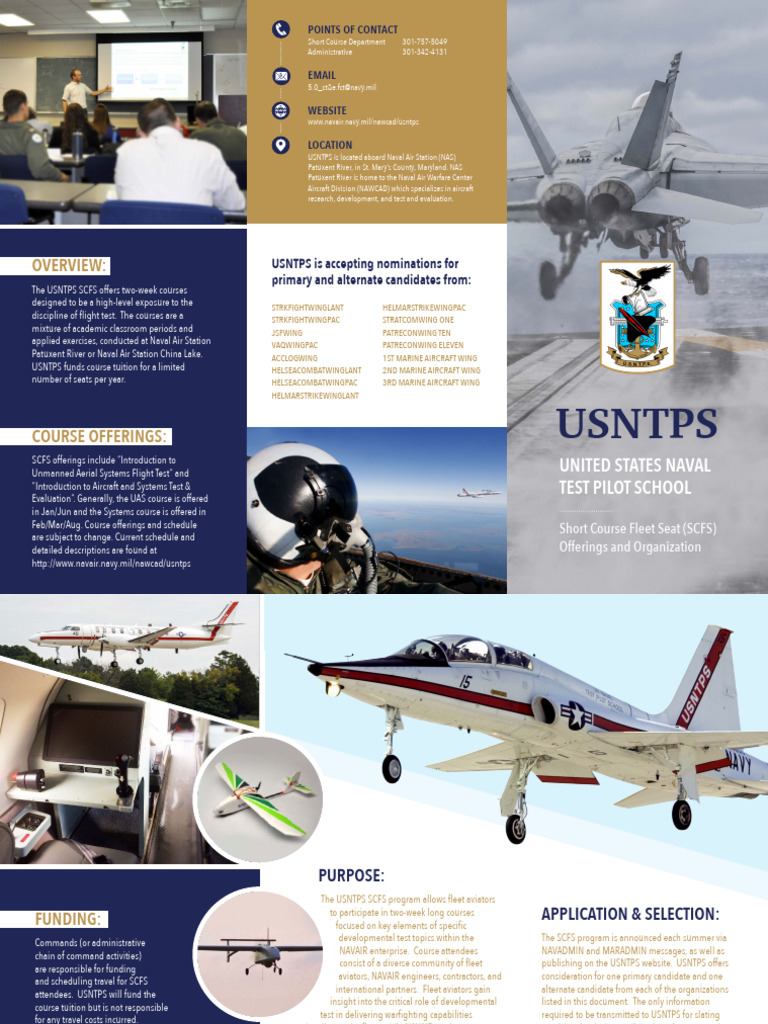 USNTPS Short Course Fleet Seats | PDF | Naval Air Station Patuxent ...