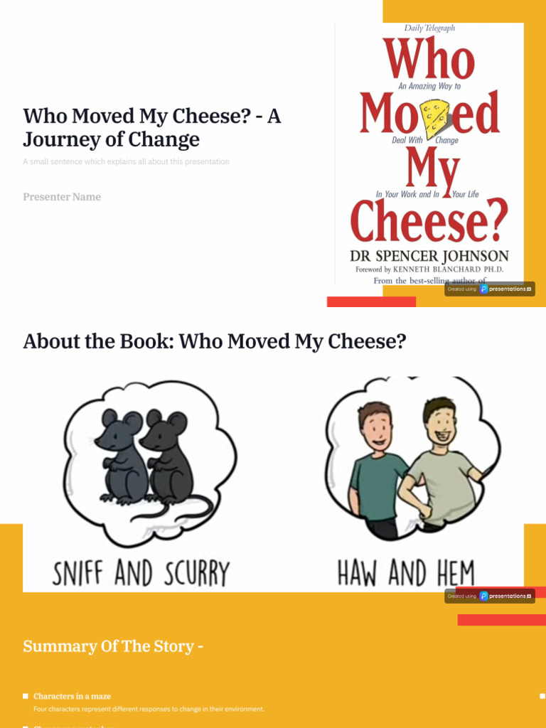 Who Moved My Cheese | PDF