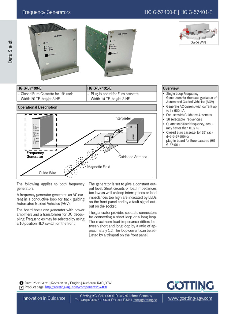 HG G-57400-57401 E Data-Sheet R01 TD | PDF | Power Supply | Electric ...