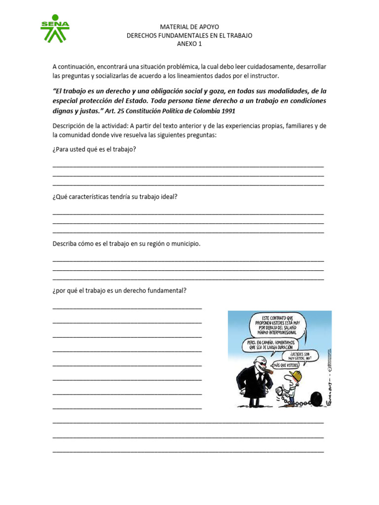 Anexo 1 DFT Que Es El Trabajo | PDF