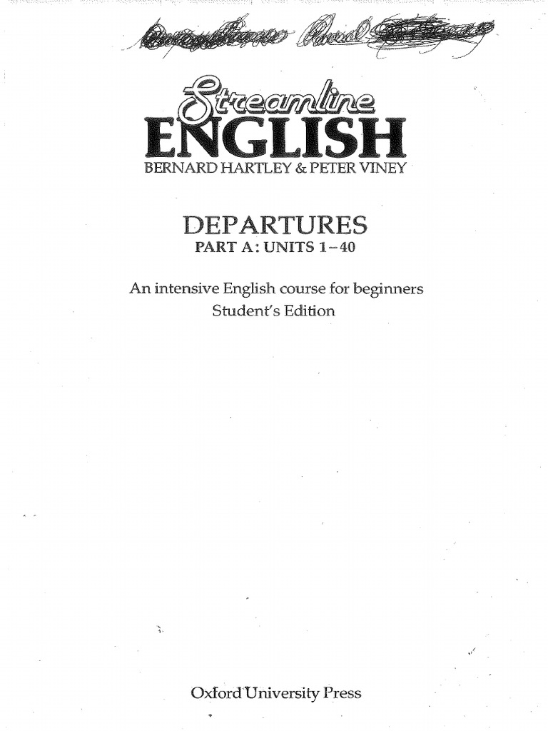 STREAMLINE ENGLISH | PDF