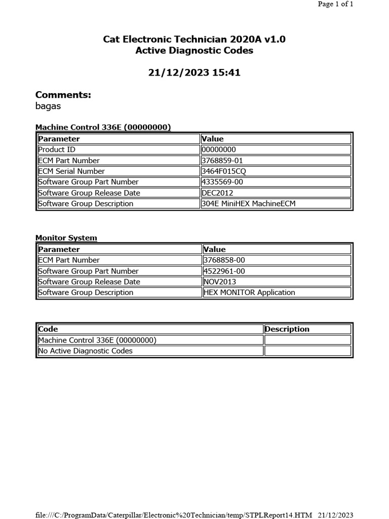 Active Diagnostic 304 | PDF