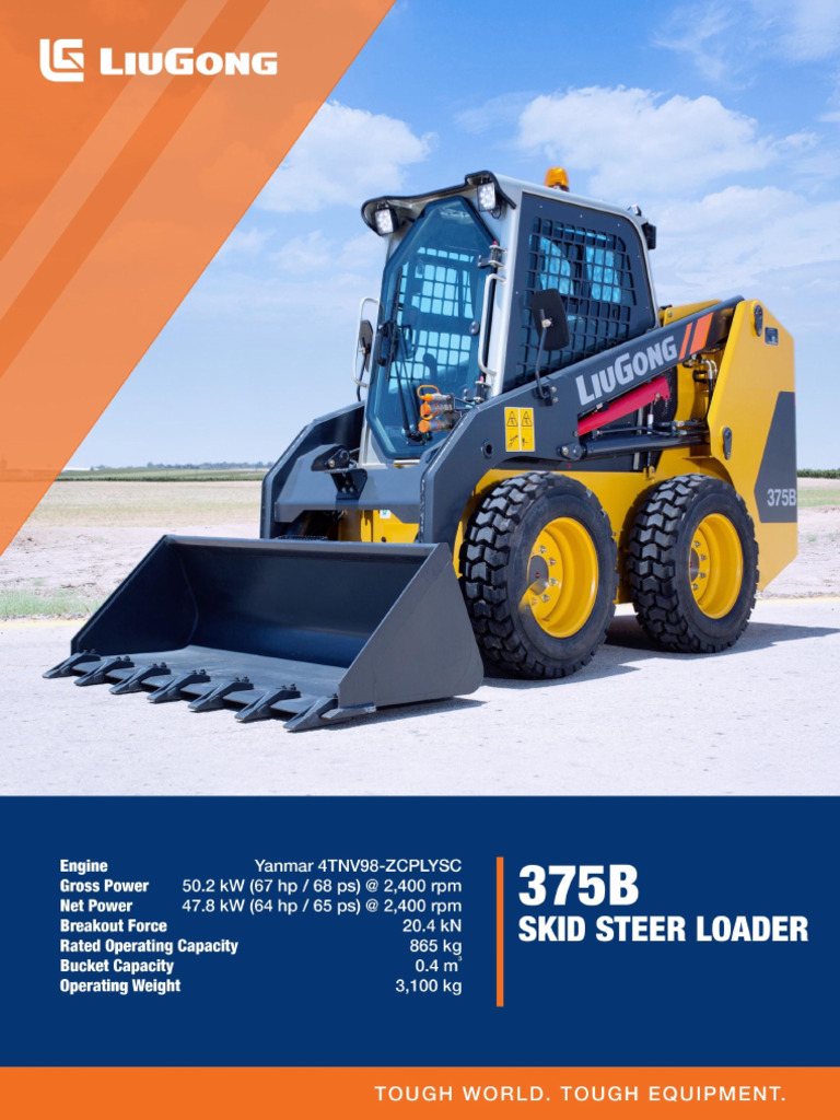 LiuGong SSL 375B (Stage III) - Yanmar | PDF