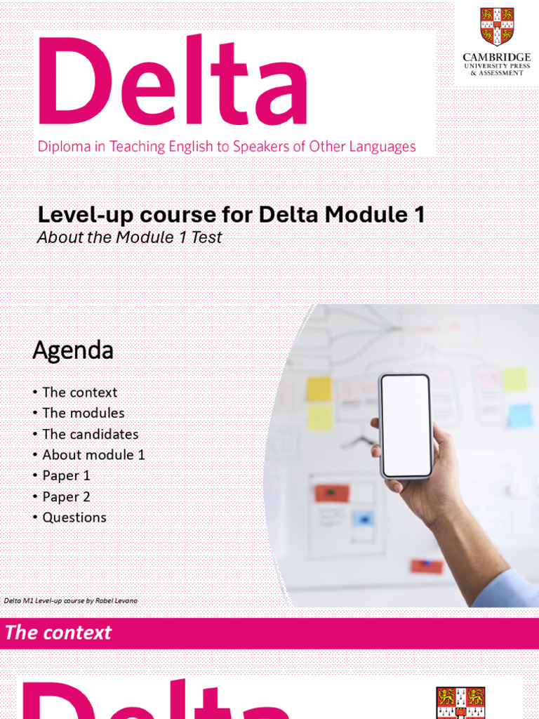 Delta M1 Level-Up - About Delta Module 1 Test | PDF | Languages Of The ...