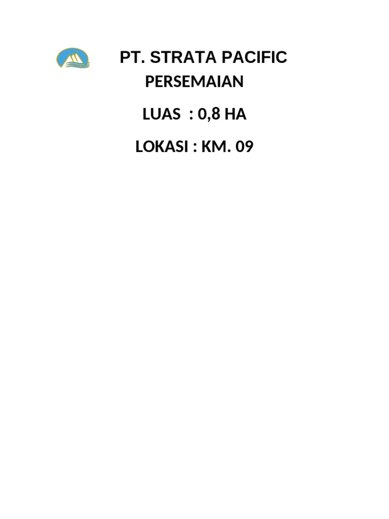 Plang Persemaian | PDF