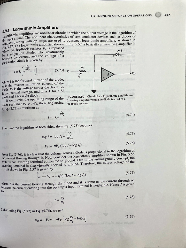 Logarithmic and Anti Logarithmic Part | PDF | Amplifier | Bipolar ...