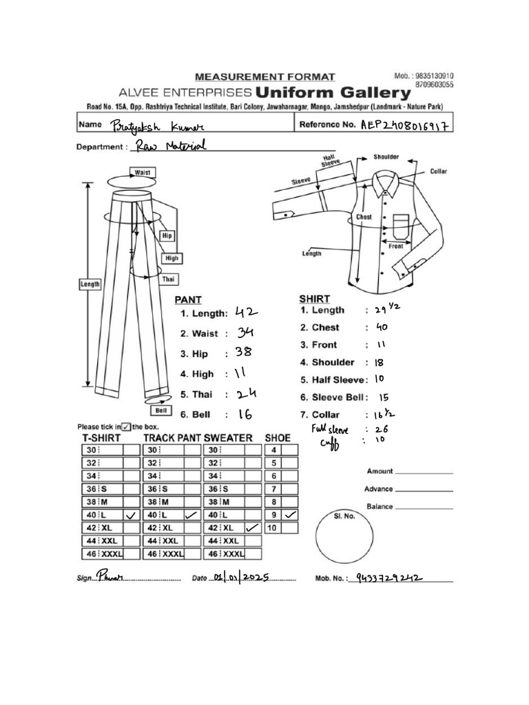 Uniform Measurement 2 | PDF