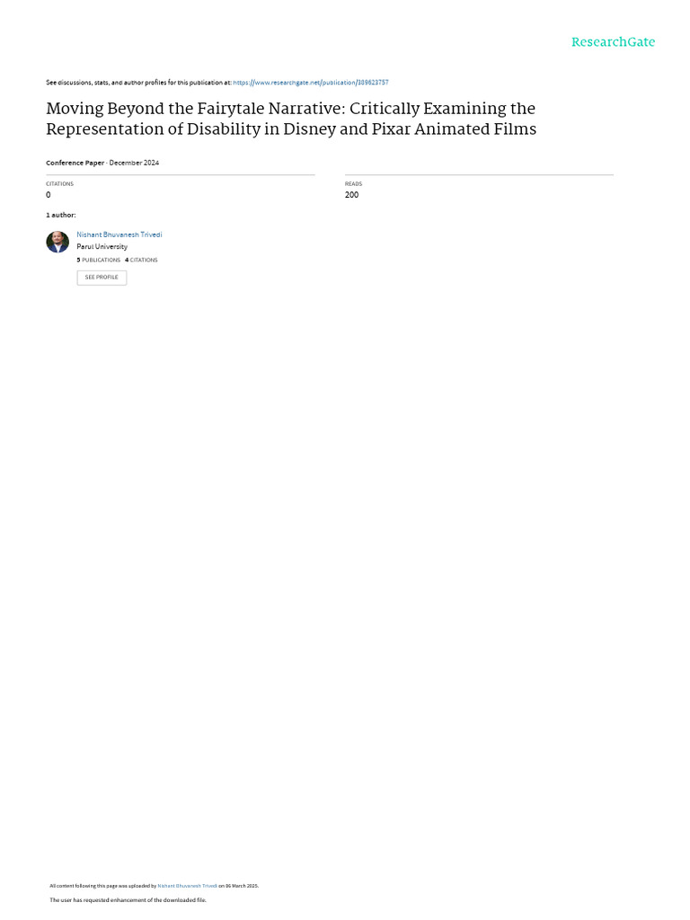 Critically Examining The Representation of Disability in Disney and ...