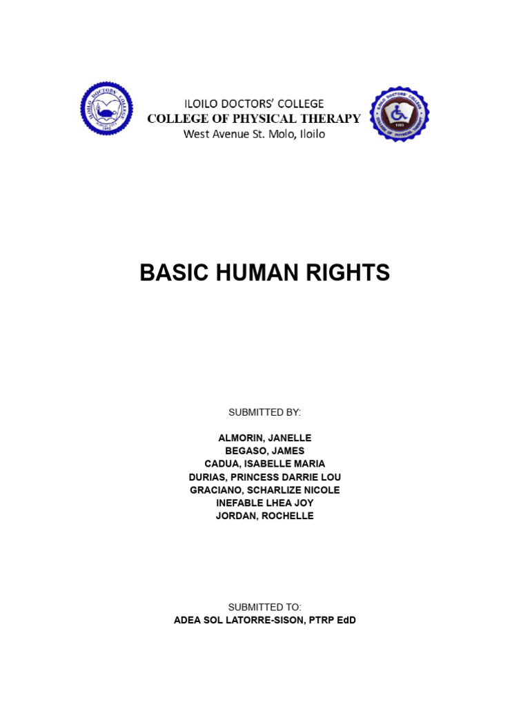 Orad Finals - Basic Human Rights | PDF | Human Rights | European ...