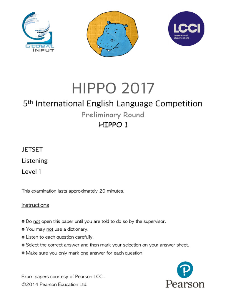 Preliminary Round: Hippo 1 | PDF