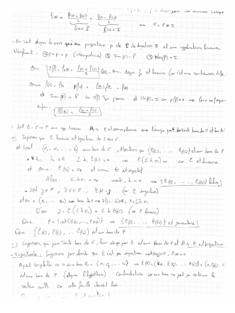 Devoir Algebre | PDF