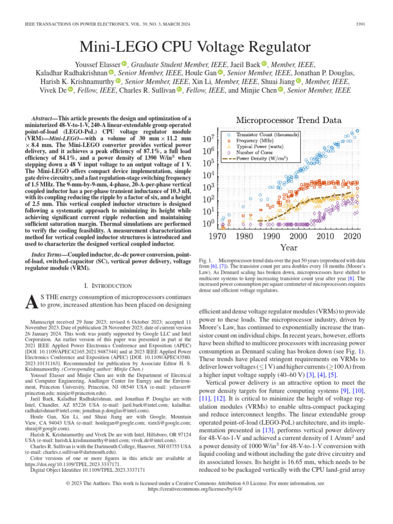 Mini-LEGO CPU Voltage Regulator | PDF | Inductor | Inductance