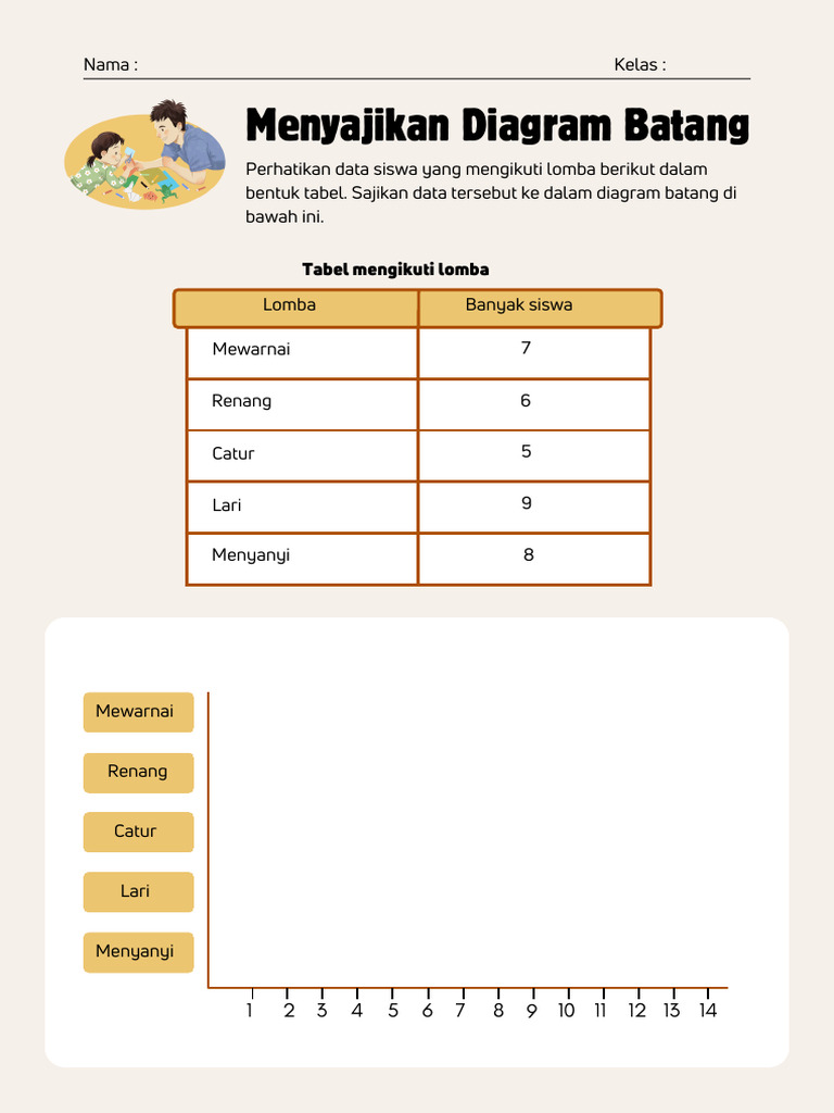 Diagram Batang Data Lomba Siswa | PDF
