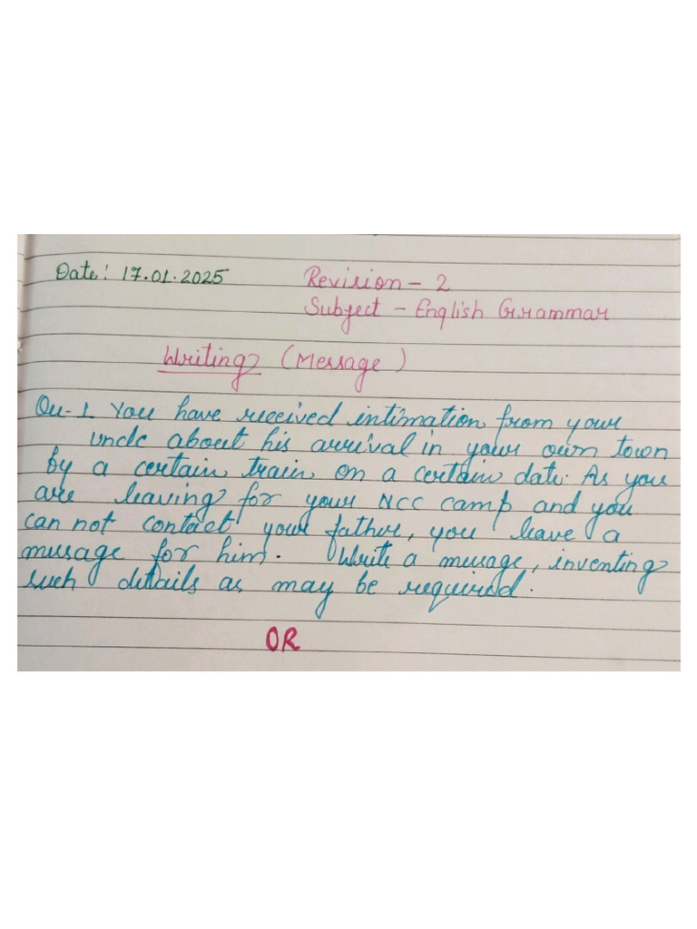 (English Grammar) Revision - 2 | PDF