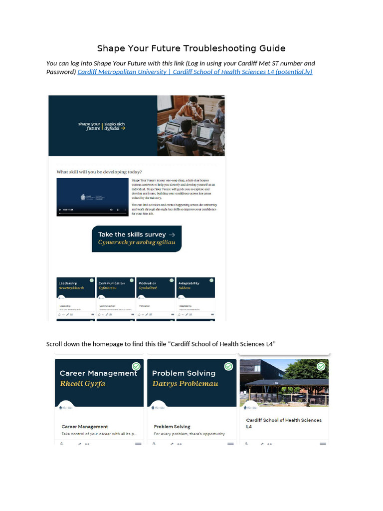 Getting Your Shape Your Future Badge 2023-24 | PDF