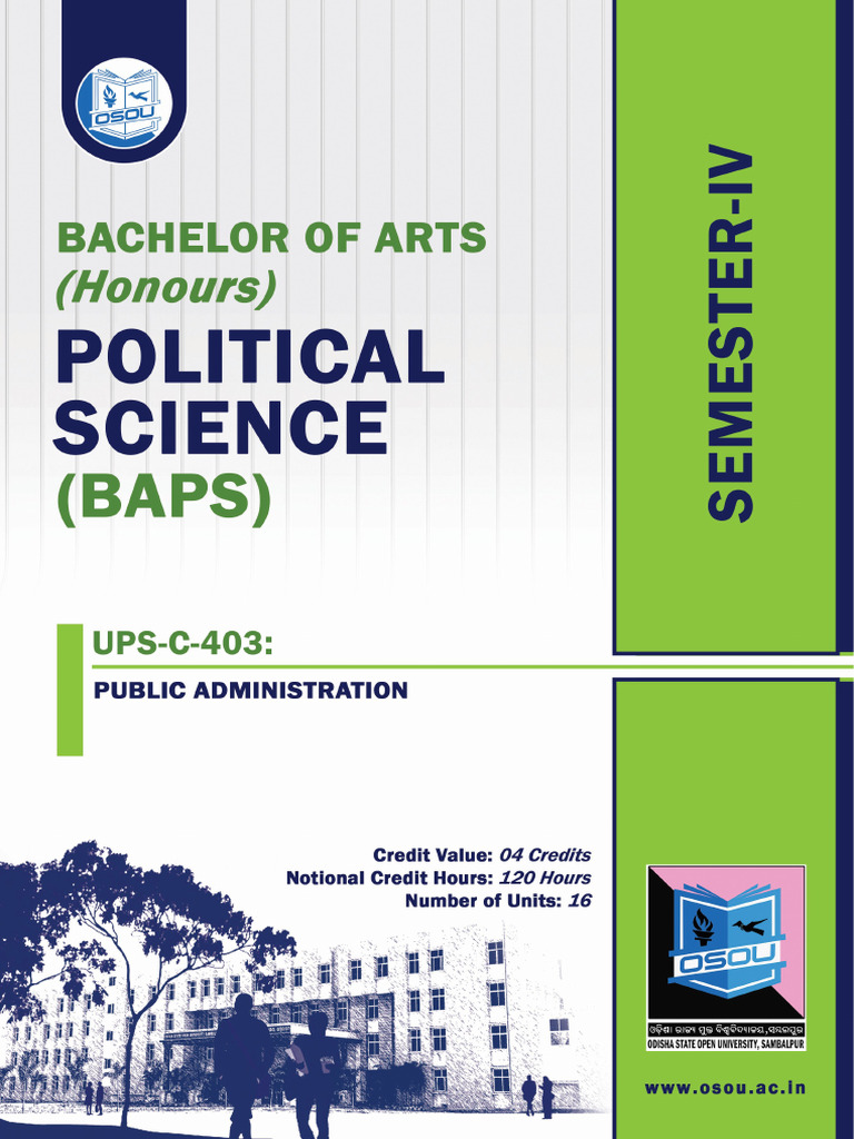 Public Administration Course Overview | PDF | Public Administration ...