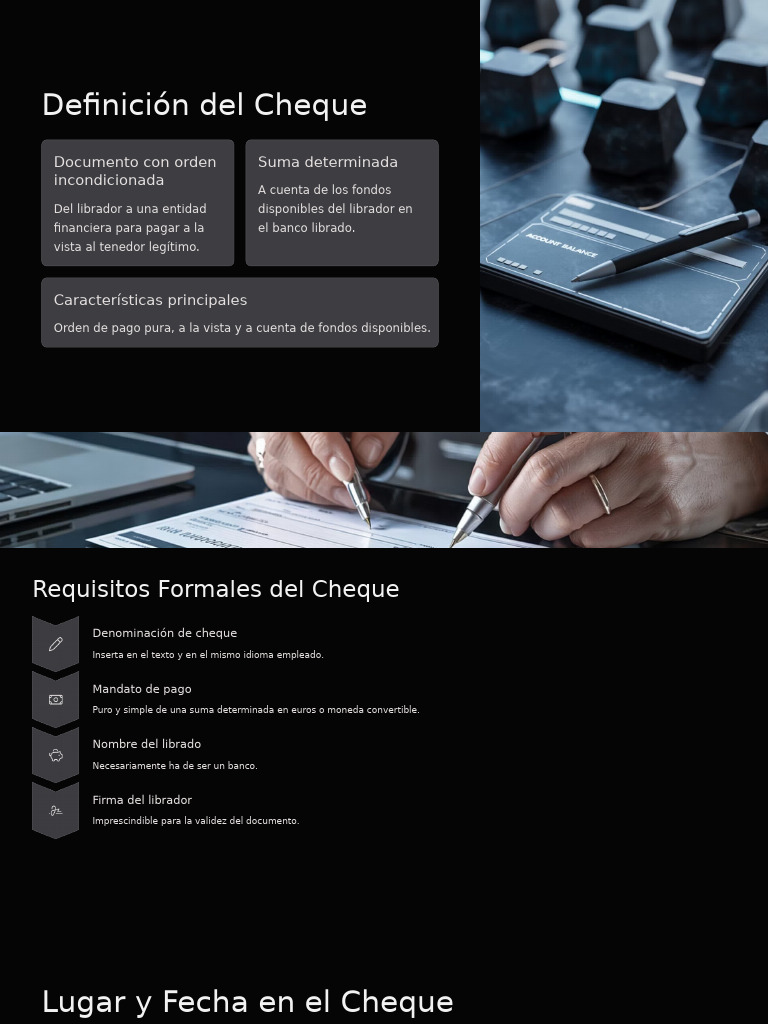 El Cheque | PDF | Cheque