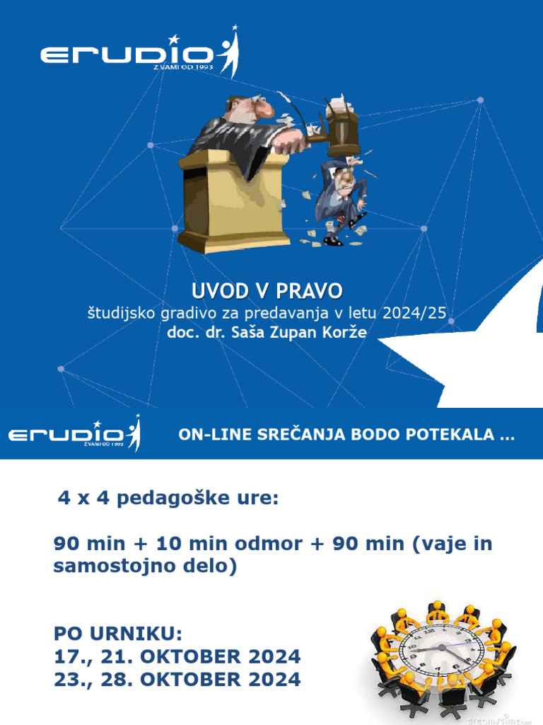 Uvod V Pravo 2024-25 | PDF