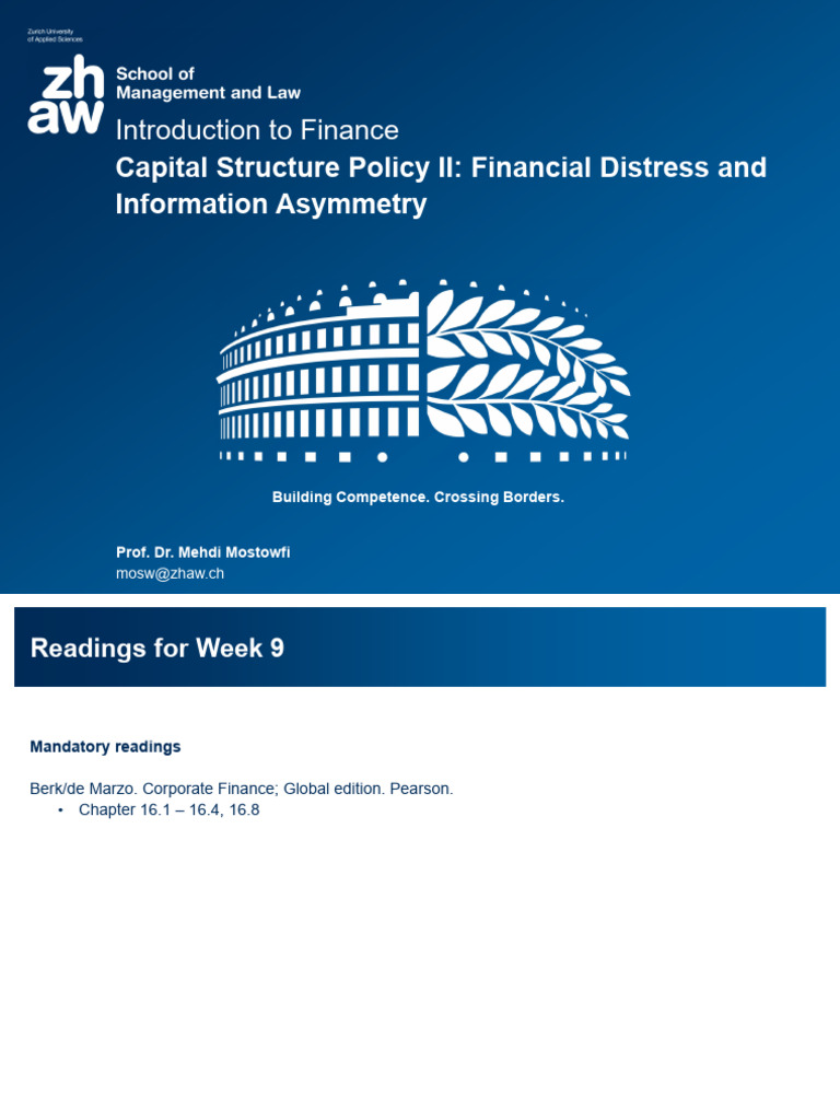 09 Capital Structure Policy II | PDF | Capital Structure | Dividend